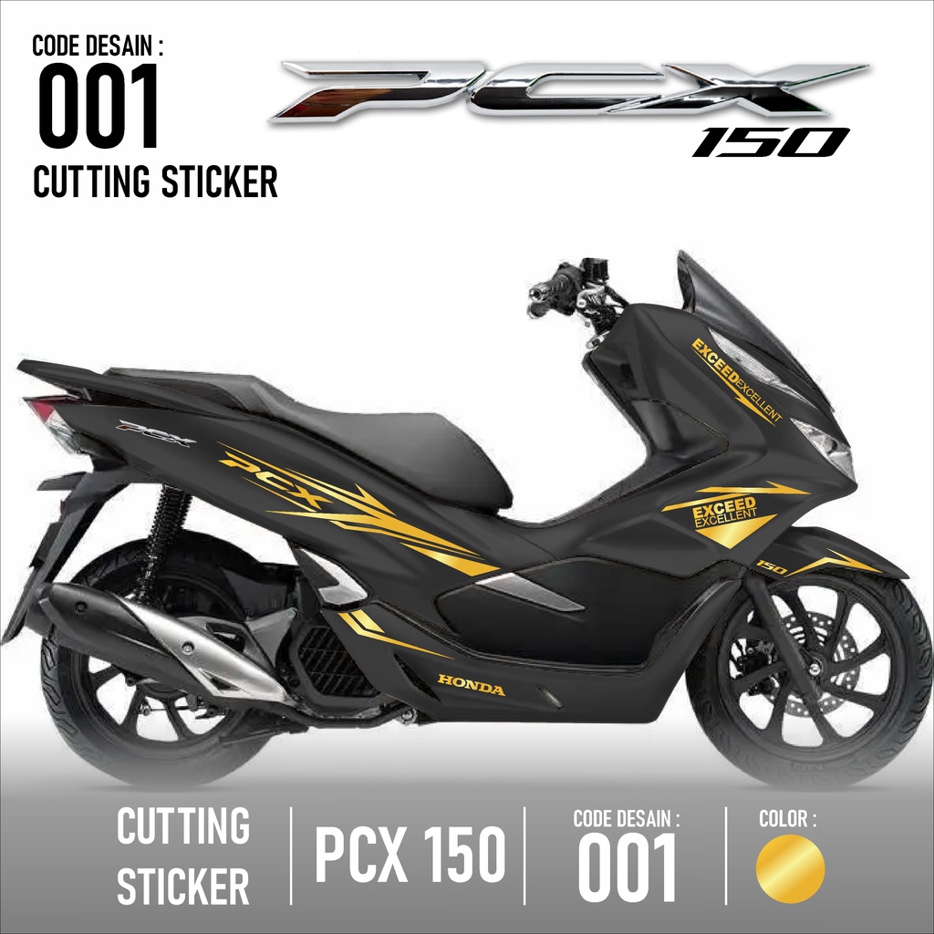 Rs สติกเกอร์ตัด PCX 150-motorcle อุปกรณ์เสริมรถจักรยานยนต์ Honda PCX 150cc PCX 150 RS 01 ...
