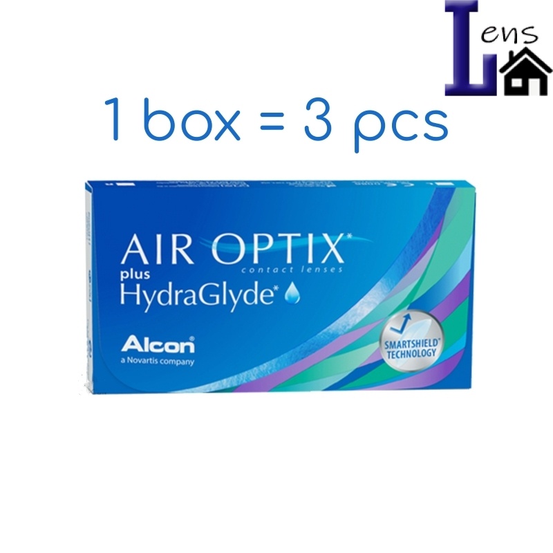 Air Optix Hydraglyde เลนส์รายเดือน Alcon - พลังงาน -0.50 ถึง -12.00 (3 ...