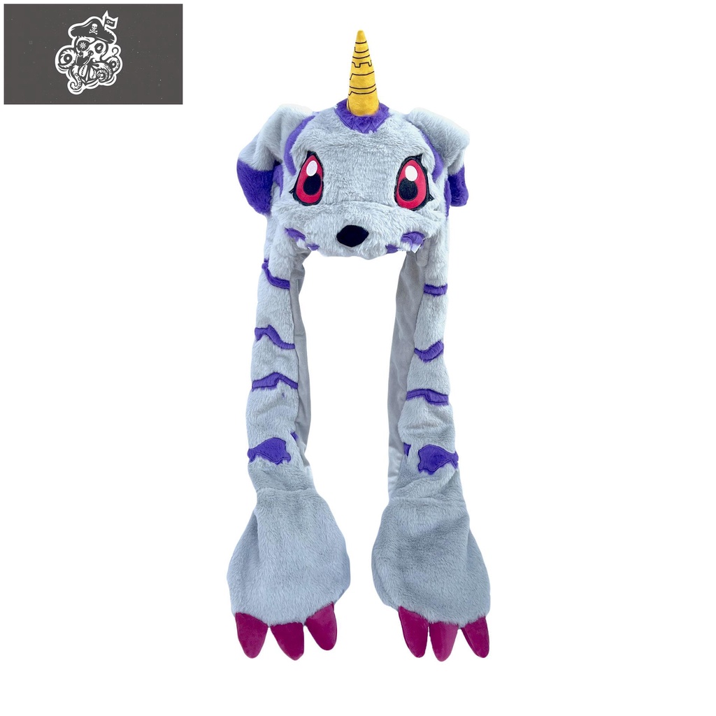 หน้ากากหนวดหน้ากากสัตว์ลายแฟนซีงานปาร์ตี้หน้ากากหน้ากากแฟนซี☸Gabumon ...