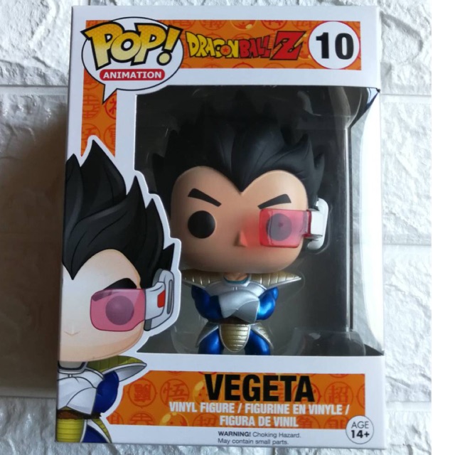 พร้อมส่ง! Funko Pop Animation VEGETA metallic Dragon Ball Z #10 มือ ...