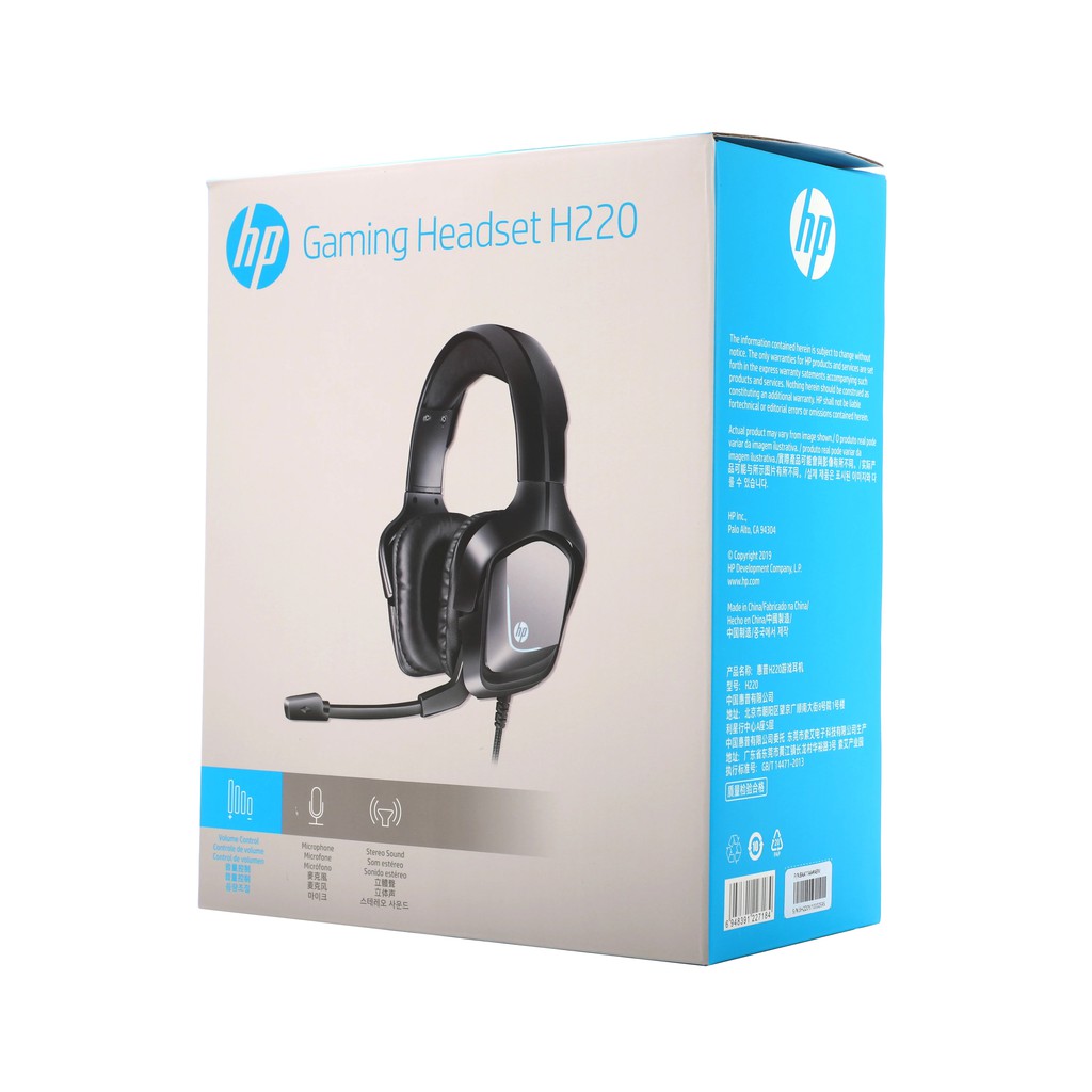 HP หูฟัง รุ่น H220 / H220GS / H120 / H100 Gaming Headset (Black ...