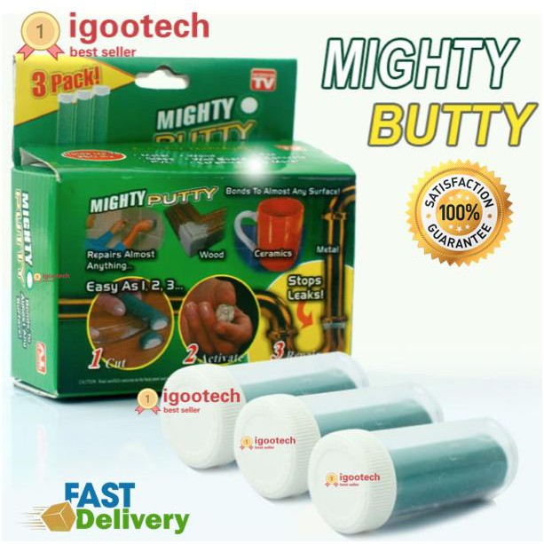 igootech MIGHTY PUTTY กาวอีพ็อกซี่สำหรับ ซ่อมแซม ต่อเติม อเนกประสงค์ รุ่น TJ-7330 | Shopee Thailand