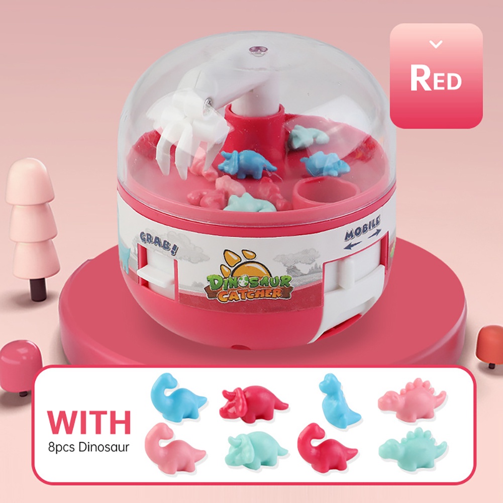Mini Claw Machine Capsule Catcher ของเล่น Micro ไดโนเสาร์รูปไข่/มือ-ตา ...