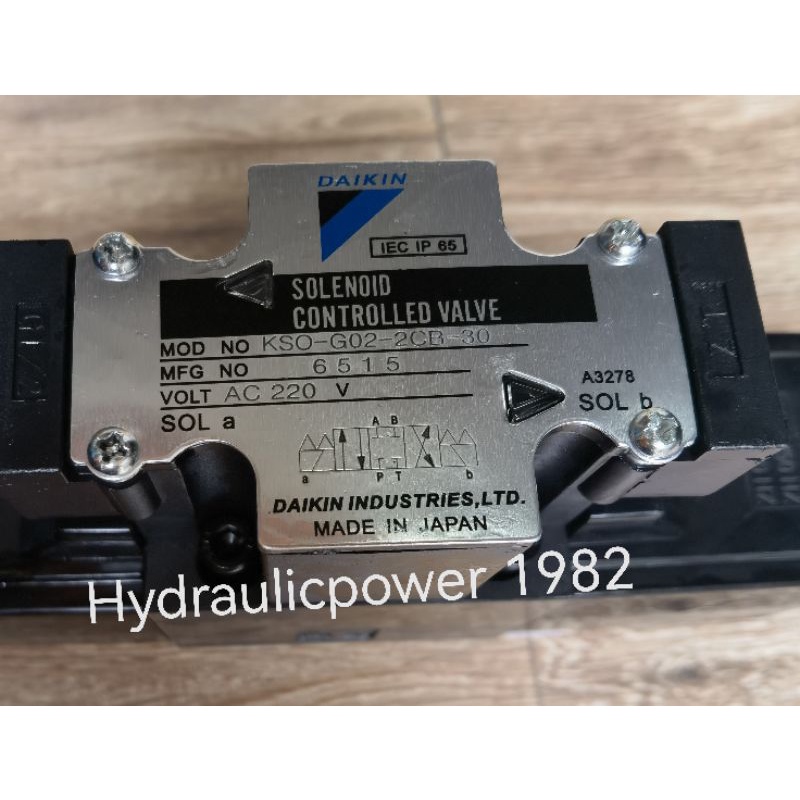 DAIKIN SOLENOID VALVE Model : KSO-G02-2CB-30 | Shopee Thailand