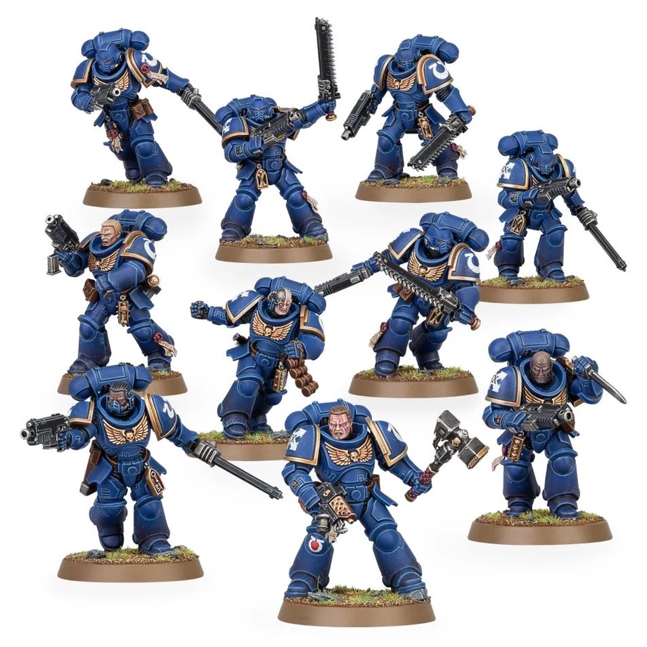 Warhammer 40k : Space Marines : Assault Intercessors (Multi-Part) x5 ...