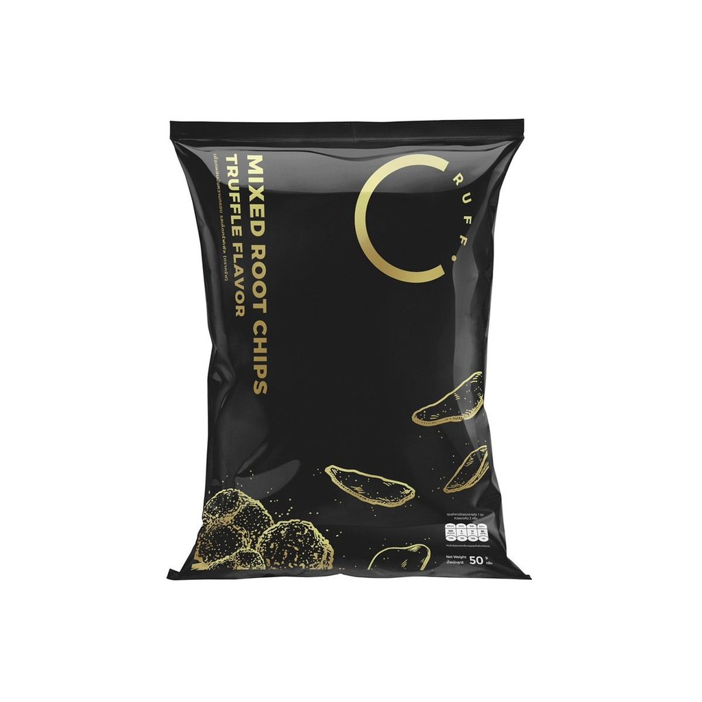 Cruff Snacks Mix Root Chips Truffle Flavor 50 g ครัฟฟ์ สแน็คส์ มิกซ์ รู ...