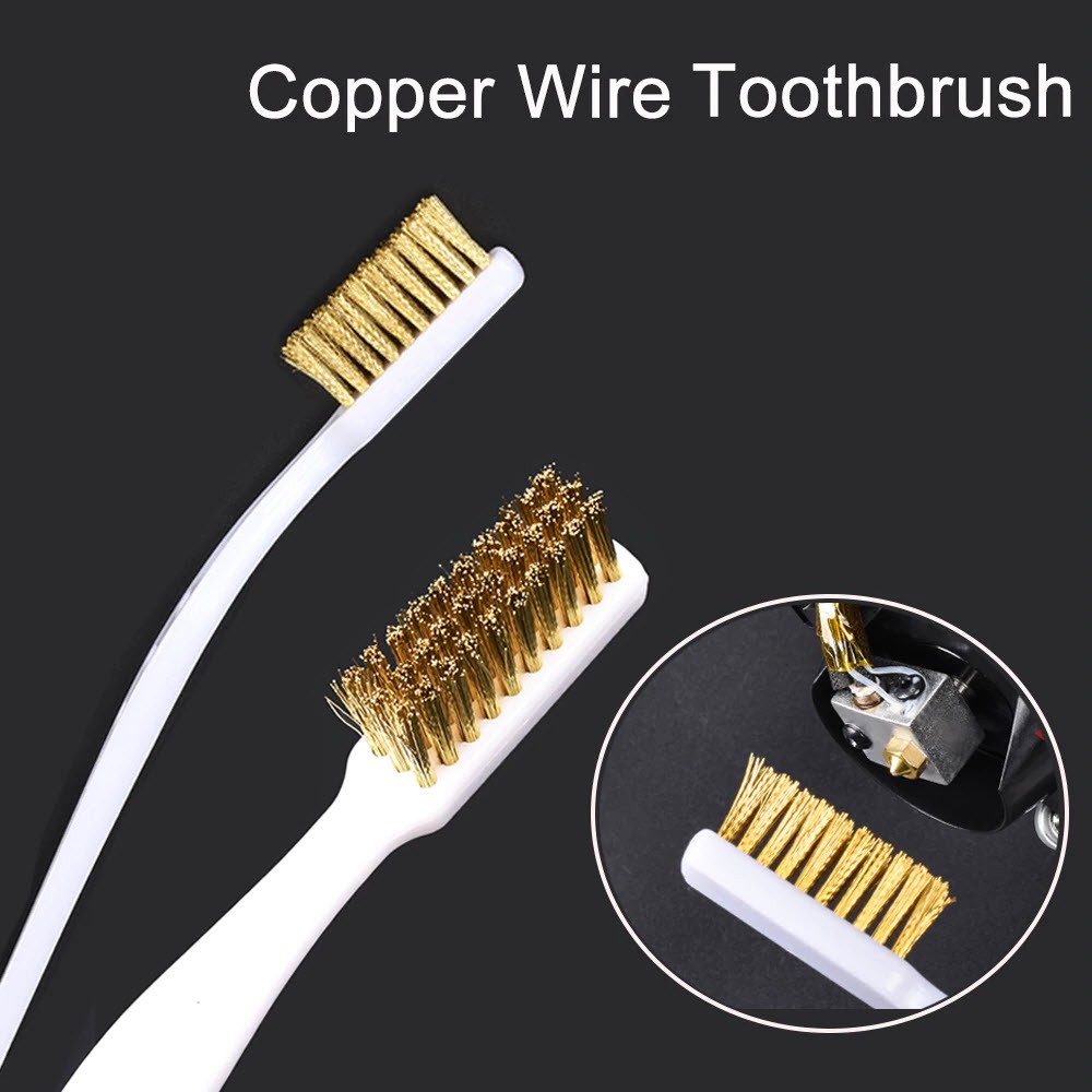 Copper Wire Toothbrush แปรงทำความสะอาด หัวฉีดเครื่องพิมพ์ 3 มิติ ...