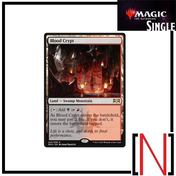 [MTG][Single][RNA][RTR] Blood Crypt ระดับ Rare [ภาษาอังกฤษ] | Shopee ...