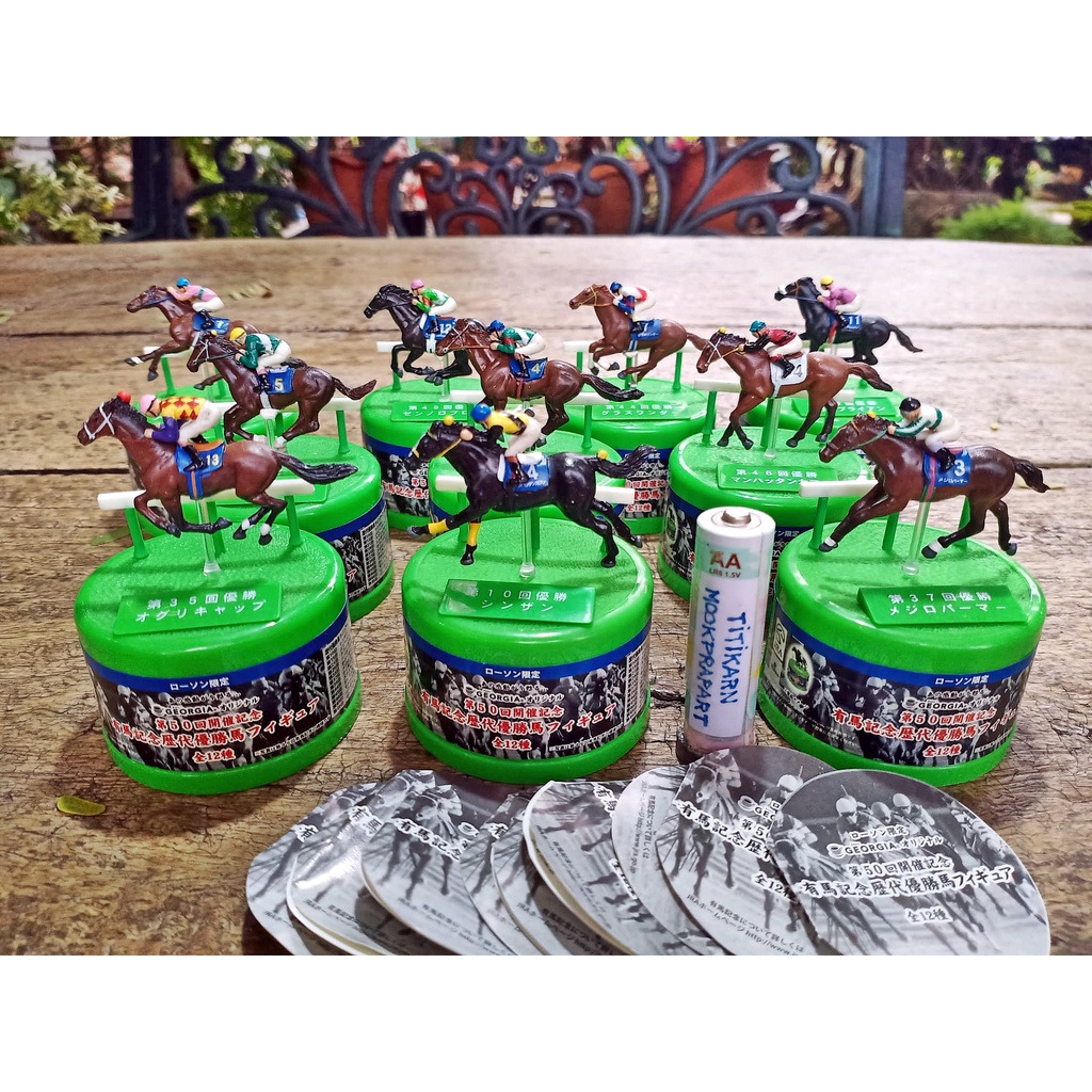 (มีของพร้อมส่ง) Model โมเดลม้าแข่งญี่ปุ่น (JRA Horse racing) เซ็ต 10 ...