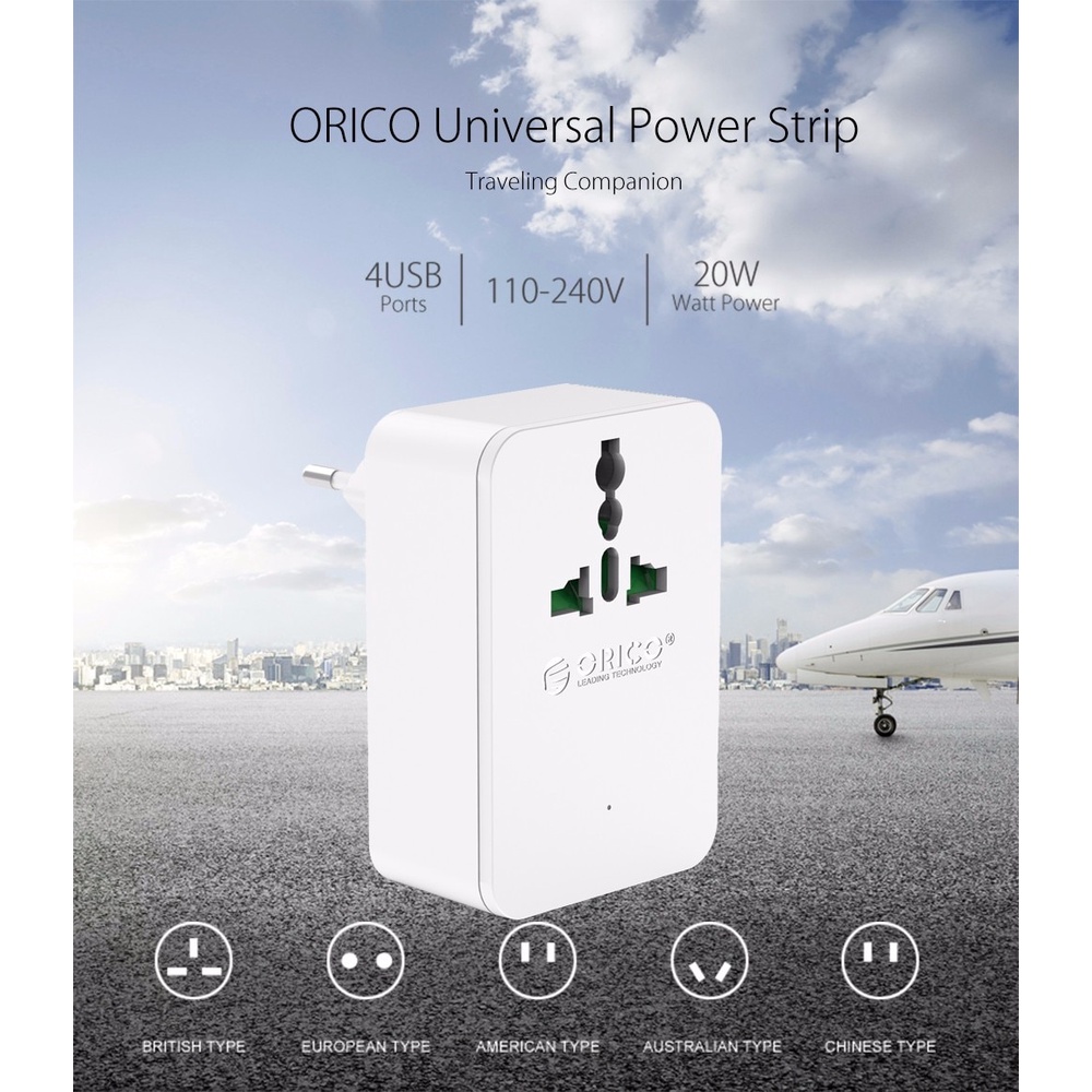 Orico Multi-function Converteror AC Socket Power Plug Adapter พร้อม ...