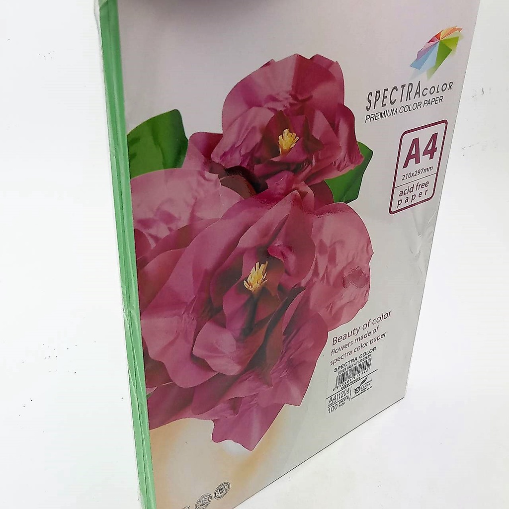 กระดาษสี สเปคตรา (100 แผ่น) Spectra Color Paper A4 120g. | Shopee Thailand