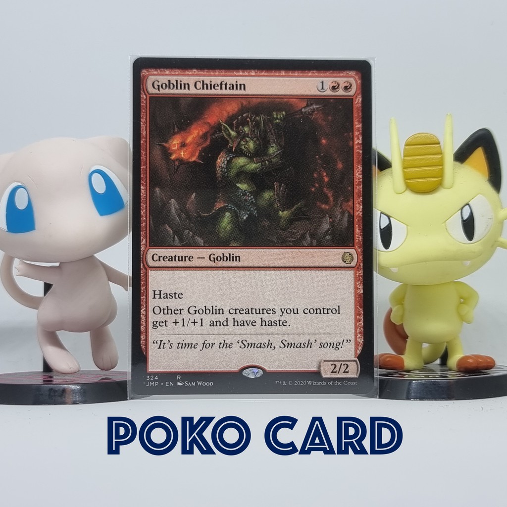 Goblin Chieftain ชุด Jumpstart การ์ด Magic The Gathering ของแท้ ...