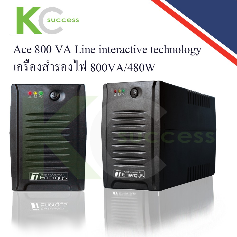 เครื่องสำรองไฟฟ้า UPS รุ่น SAE 800 ระบบ Line interactive ขนาด 800VA ...