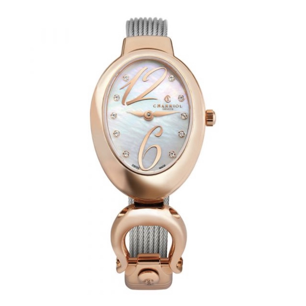 นาฬิกา N-CHARRIOL MOP.570.O01 MARIE OLGA ST PINK WHITE | Shopee Thailand