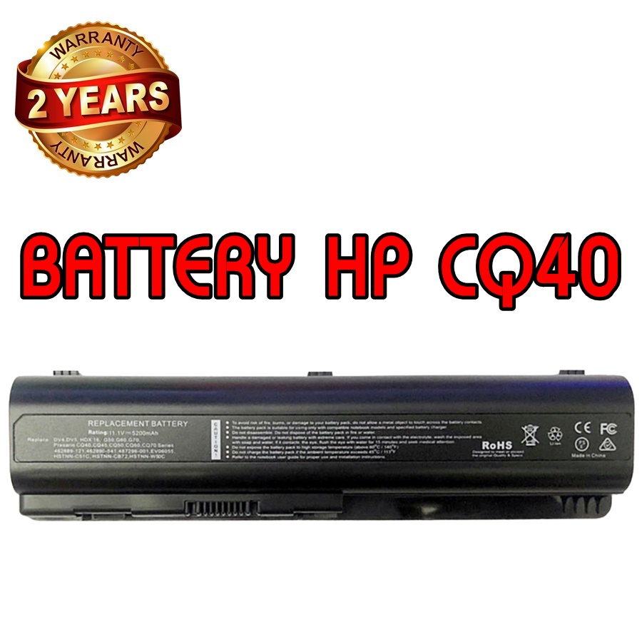 รับประกัน 2 ปี BATTERY HP CQ40 แบตเตอรี่ เอชพี Compaq CQ40 Series DV4 ...
