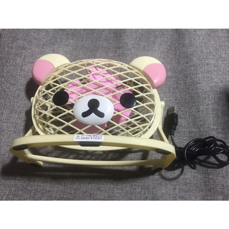 สินค้ามือสอง พัดลมตั้งโต๊ะ ริลัคคุมะ Rilakkuma USB Fan จากญี่ปุ่น ...