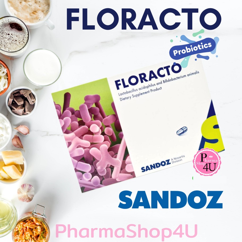 EXP 30/04/2025 💖 FLORACTO Probiotics 14 Capsules ฟลอแรคโต โปรไบโอติก ...