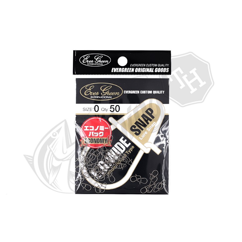 กิ๊ป Evergren Wild Snap เบอร์ 0 ซองใหญ่ 50 ตัว | Shopee Thailand