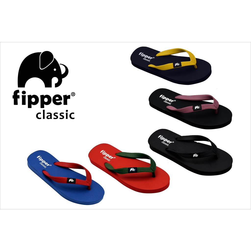 Fipper Slipper Classic Series Comfort Unisex Adult Casual Selipar Getah ...