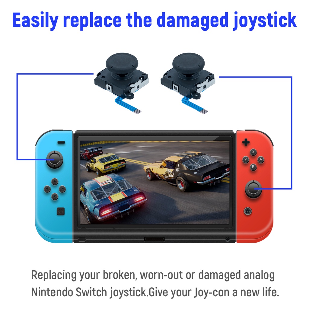 Mcbazel ชุดซ่อม 18 in 1 พร้อมเครื่องมือเปิด สําหรับ Nintendo Switch / Nintendo Switch OLED ...