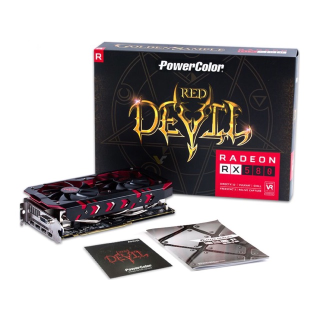 การ์ดจอ RX580 PowerColor Red Devil Golden Sample 8GB | Shopee Thailand
