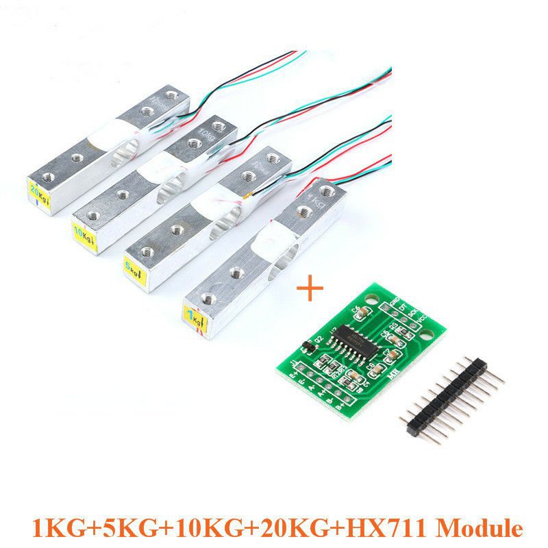 โหลดเซลล์ 1kg,5kg,10kg โมดูล HX711AD Weight Sensor Amplifier | Shopee ...
