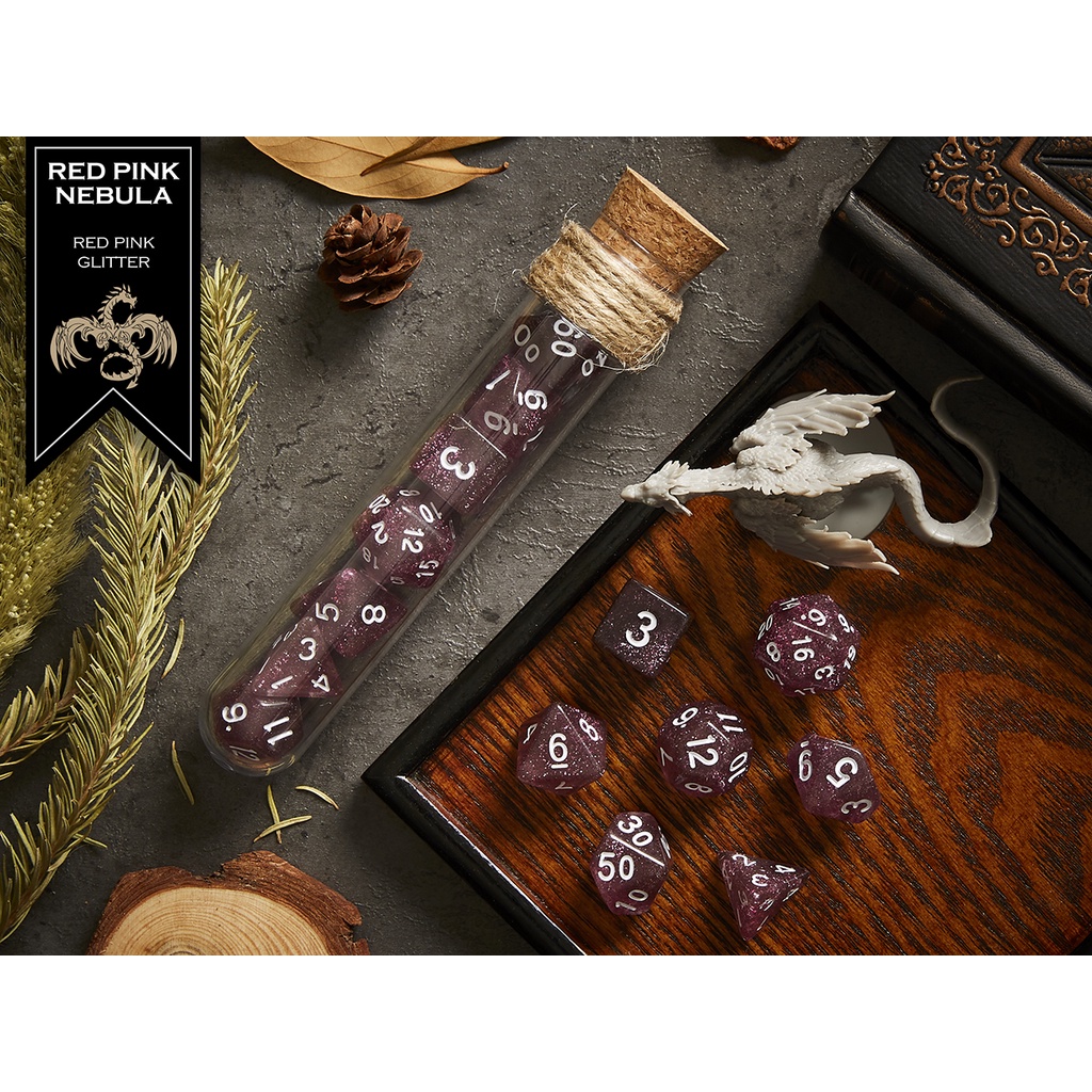 Potion Flask with Dice Set of 7 | ลูกเต๋า Dice For DnD D&D MTG RPG TRPG ...