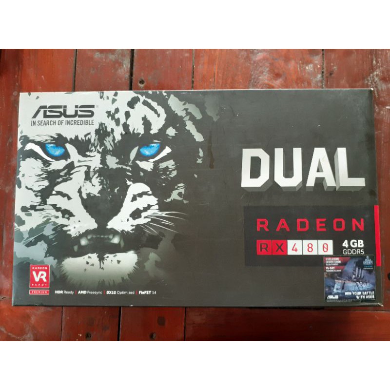 VGA Asus RX480 4GB BOX | Shopee Thailand