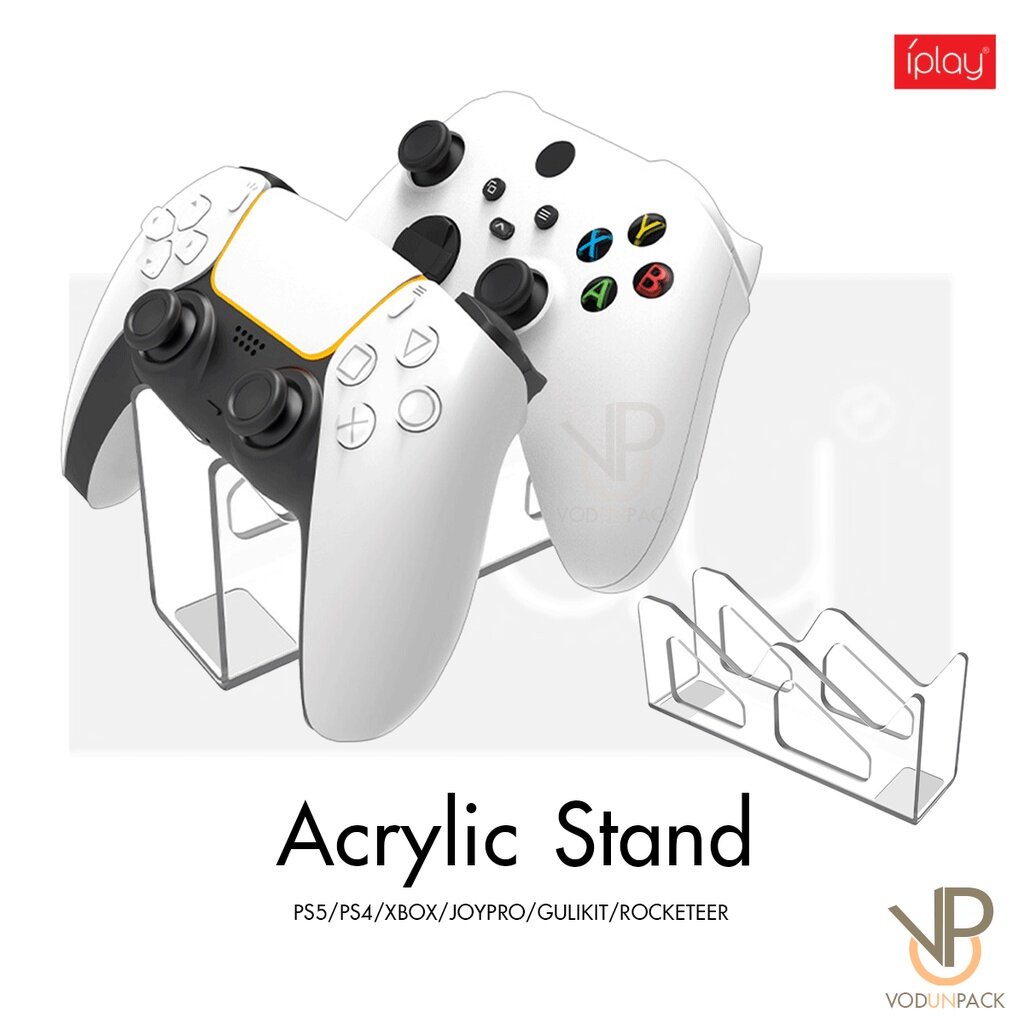 [iplay] ที่วางจอย ฐานวางจอย ขาตั้ง แท่น อะคลิลิค Controller Acrylic Stand Ps5 / Dualshock (Ps4 ...