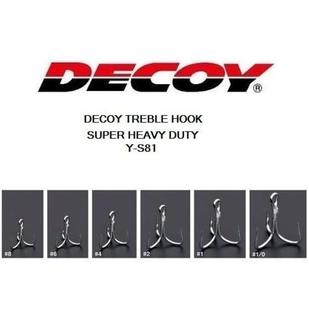 Treble Hooks เบ็ดสามทาง Decoy Y-S81 | Shopee Thailand