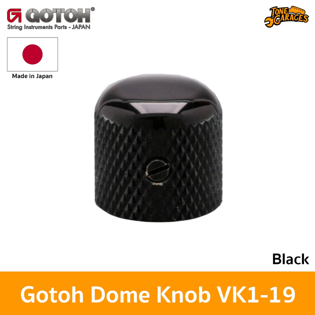 Gotoh Dome Knob VK1-19 ปุ่มโวลุ่มเหล็ก Made in Japan (1 Knob) | Shopee Thailand