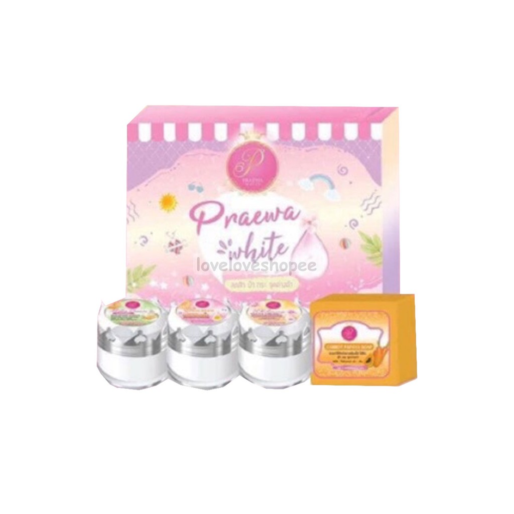 ครีมแพรวา ครีมแพรวาไวท์ Praewa white 12กรัม แพรวา แพรวาไวท์ | Shopee ...