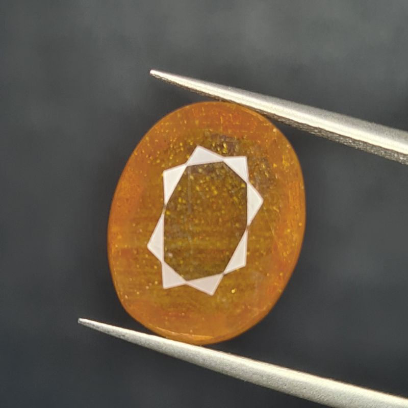 ไพลินส้มธรรมชาติ 10.75ct XT098 | Shopee Thailand