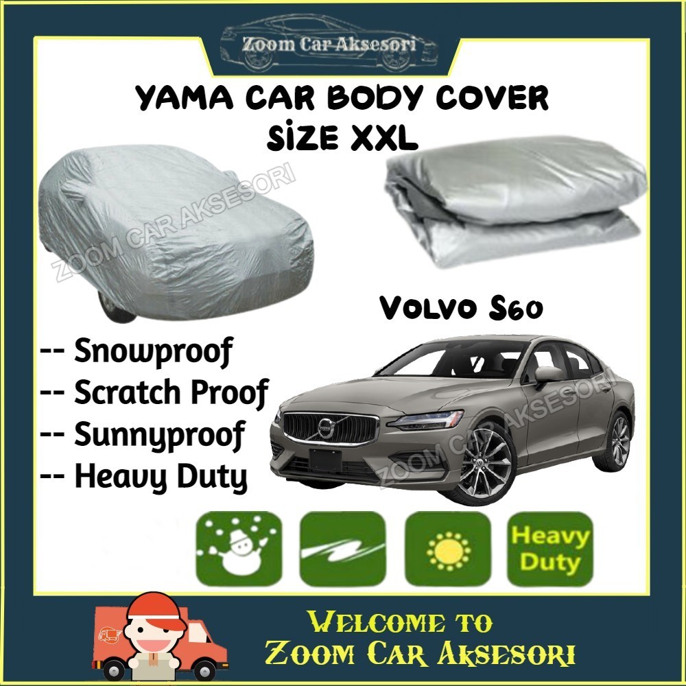 ผ้าคลุมรถ Yama คุณภาพสูง - ขนาด Volvo S60 ~ XXL | Shopee Thailand