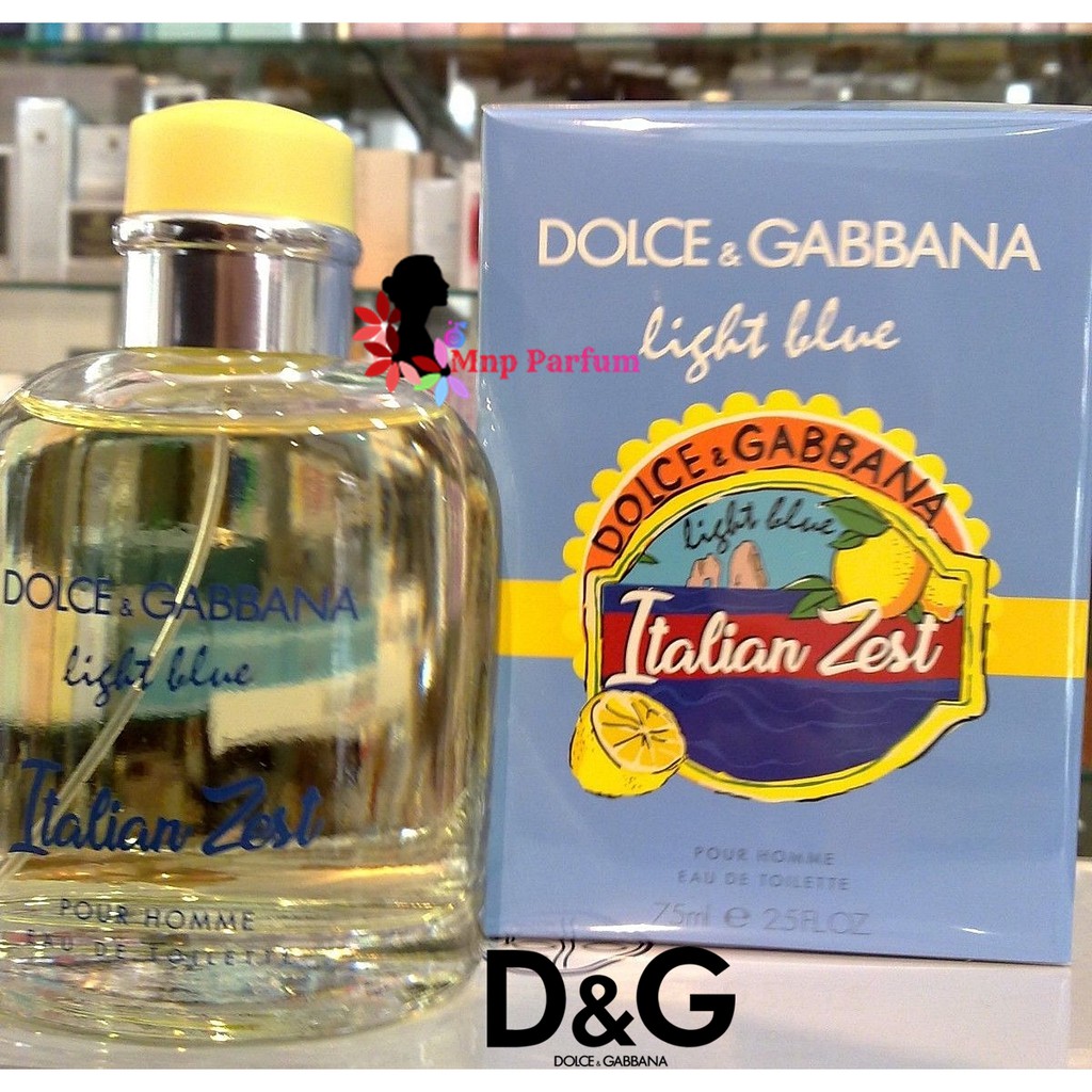 Dolce & Gabbana Light Blue Italian Zest Pour Homme Edt For Men 75 ml ...