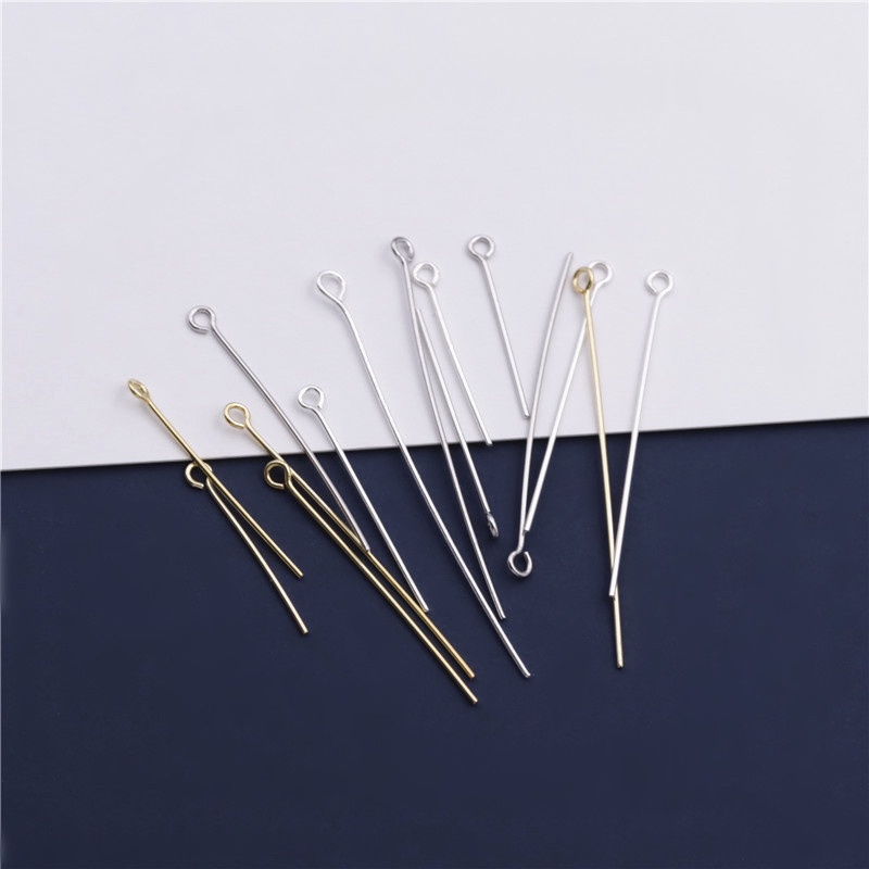 ต่างหูเข็มเงินแท้ S925 9 ตัวอักษร แฮนด์เมด diy อุปกรณ์เสริม สําหรับทําเครื่องประดับ ต่างหู สร้อย ...