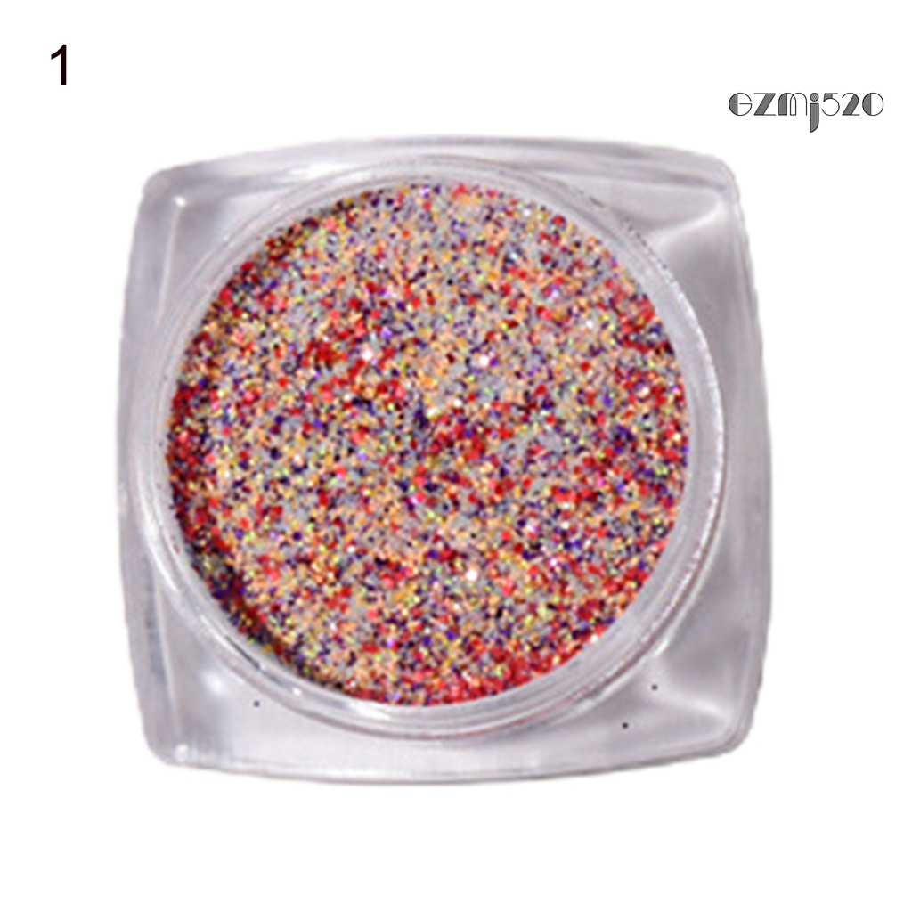 【AG】5g Nail Art Powder Grain Effect Non-Floating Colorful Reflective ...