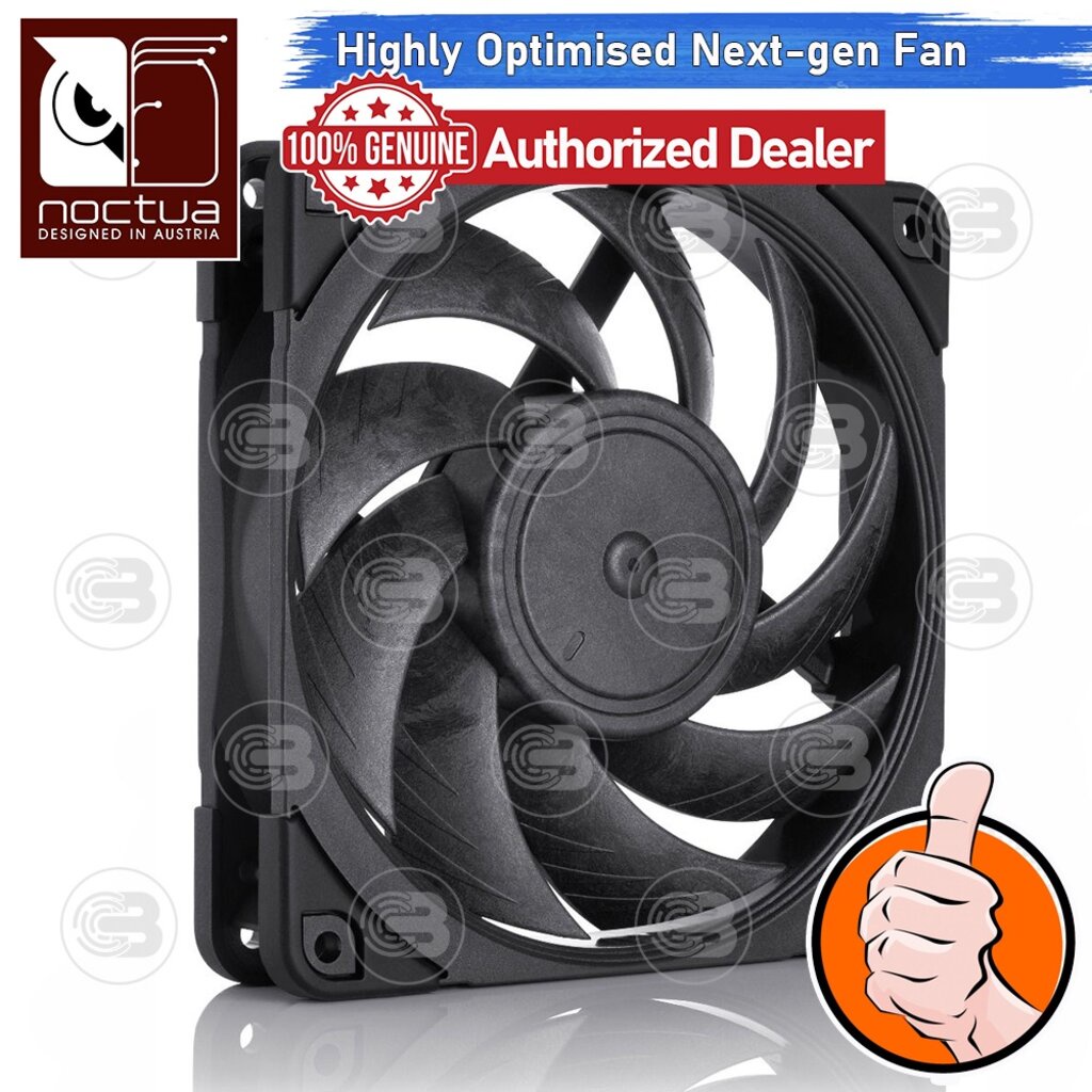 [CoolBlasterThai] Noctua NF-A12x25 PWM Chromax.Black.Swap PC Fan Case ...