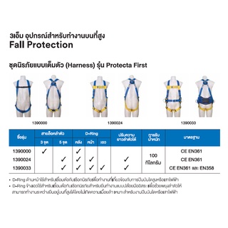 3M™Protecta รุ่น 1390033 ชุดเข็มขัดนิรภัยแบบเต็มตัว | Shopee Thailand