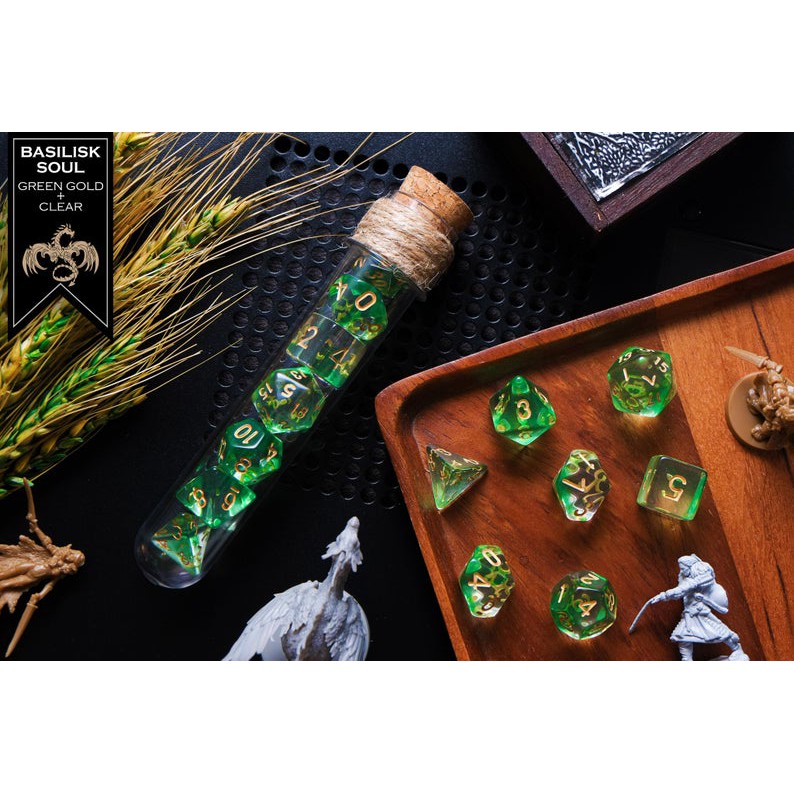 Potion Flask with Dice Set of 7 | ลูกเต๋า Dice For DnD D&D MTG RPG TRPG ...