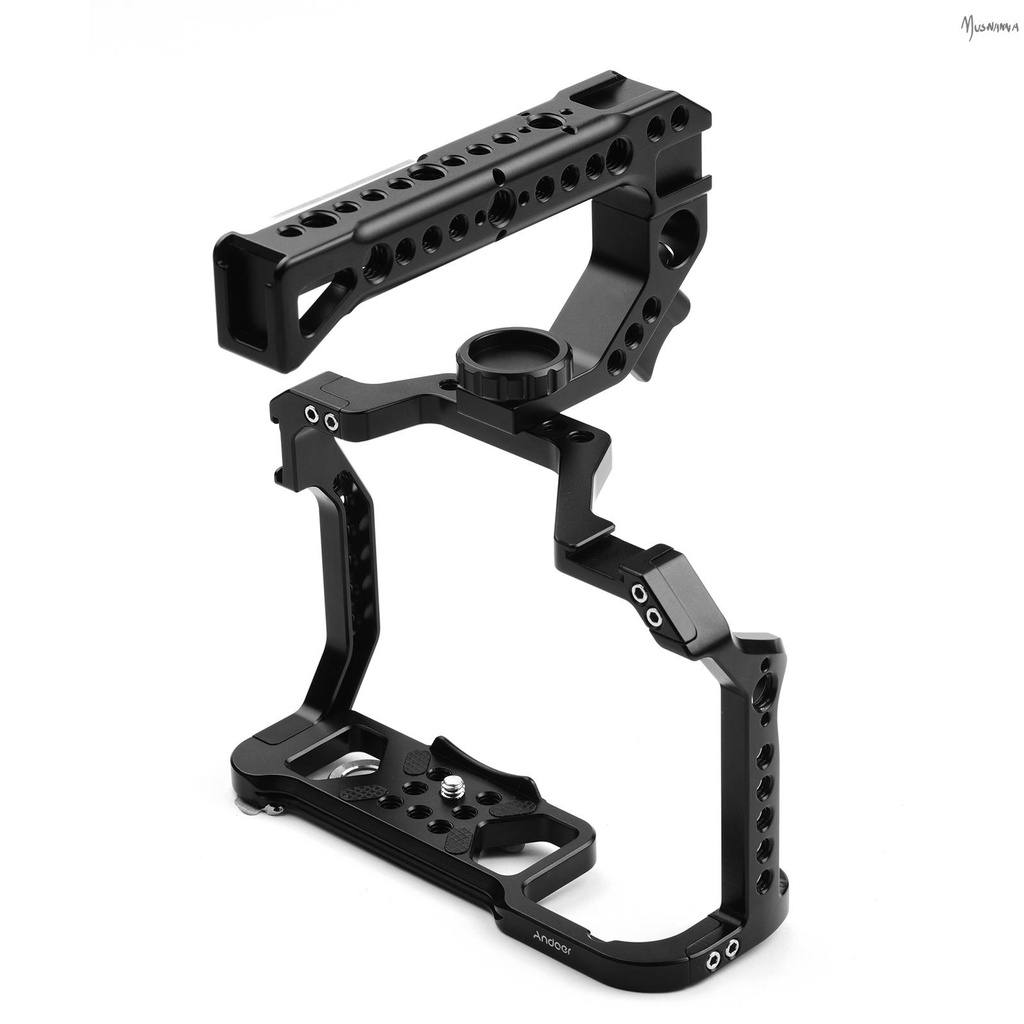 Andoer Aluminum Alloy Camera Cage + Top Handle Kit Replacement for EOS ...