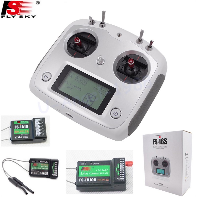 1set Flysky FS-i6S Remote Controller 10CH 2.4G with Receiver ykh9 ...
