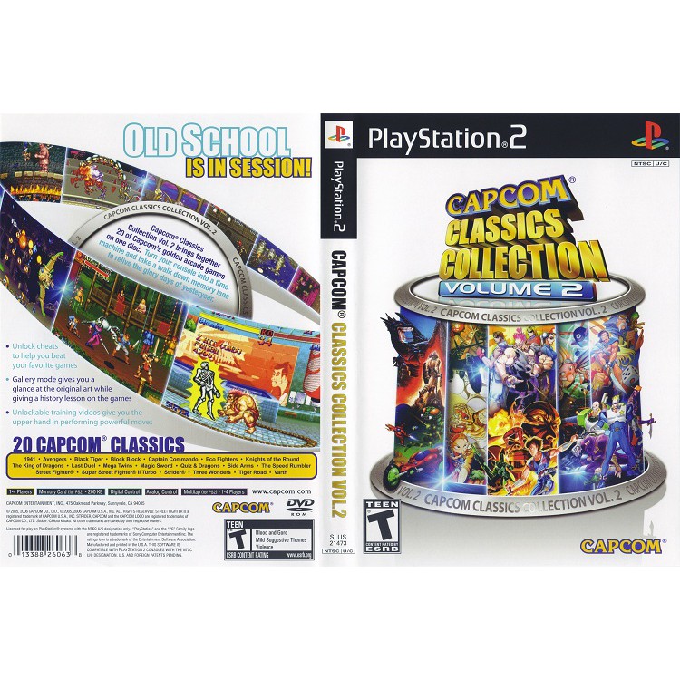 CAPCOM CLASSICS COLLECTION VOL. 2 [PS2 US : DVD5 1 Disc] | Shopee Thailand