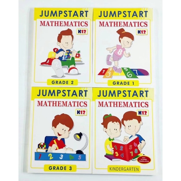 JUMPSTART MATHEMATICS WORKBOOK- GK,GRADE 1,GRADE 2,GRADE 3 | Shopee ...