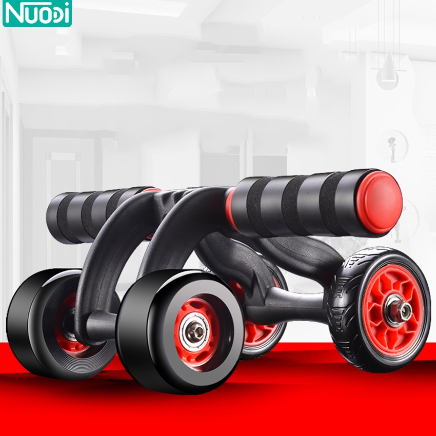 Nuodi ล้อออกกำลังกาย Wheel Roller แบบ 4 ล้อ ลูกกลิ้งฟิตเนส ล้อกลิ้งออกกาย ออกกำลังกาย ฟิตเนส ที่ ...