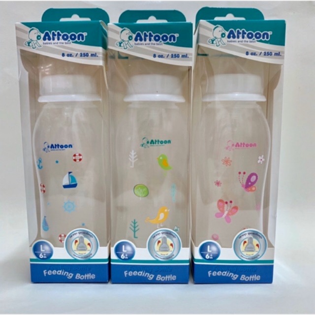 ราคาถูกชัวร์ Attoon ขวดนม(ขนาด 4, 8 ออนซ์) | Shopee Thailand