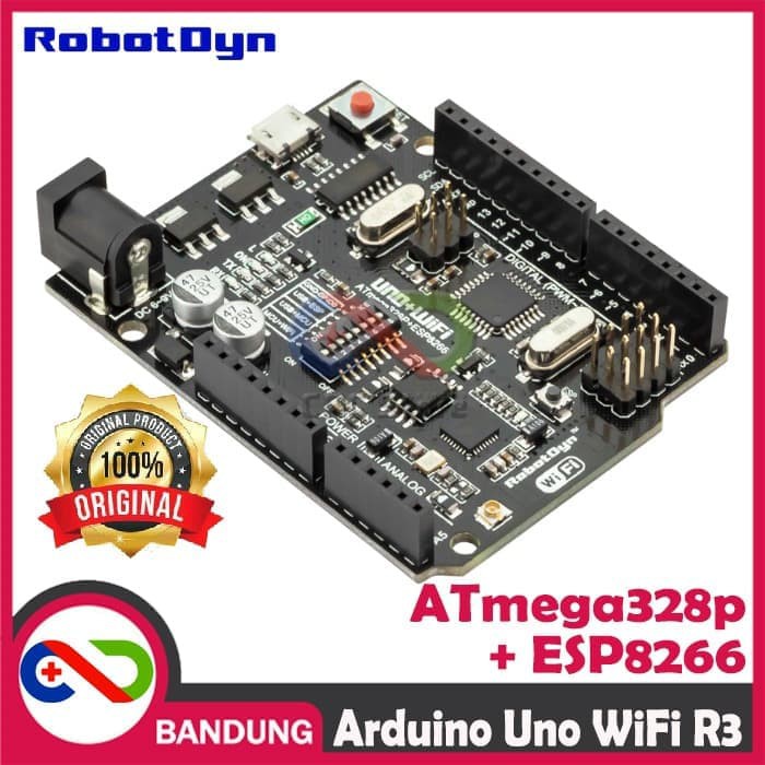 Arduino Uno Robotdyn Wifi R3 Esp82660 32mb แฟลช Ch340g Micro Usb ของ ...