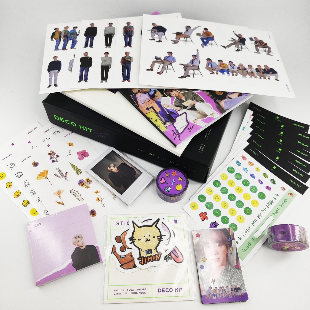 สติกเกอร์ ขนาดเล็ก ลาย KPOP BTS DECO KIT สําหรับติดตกแต่งการ์ด สะสม | Shopee Thailand