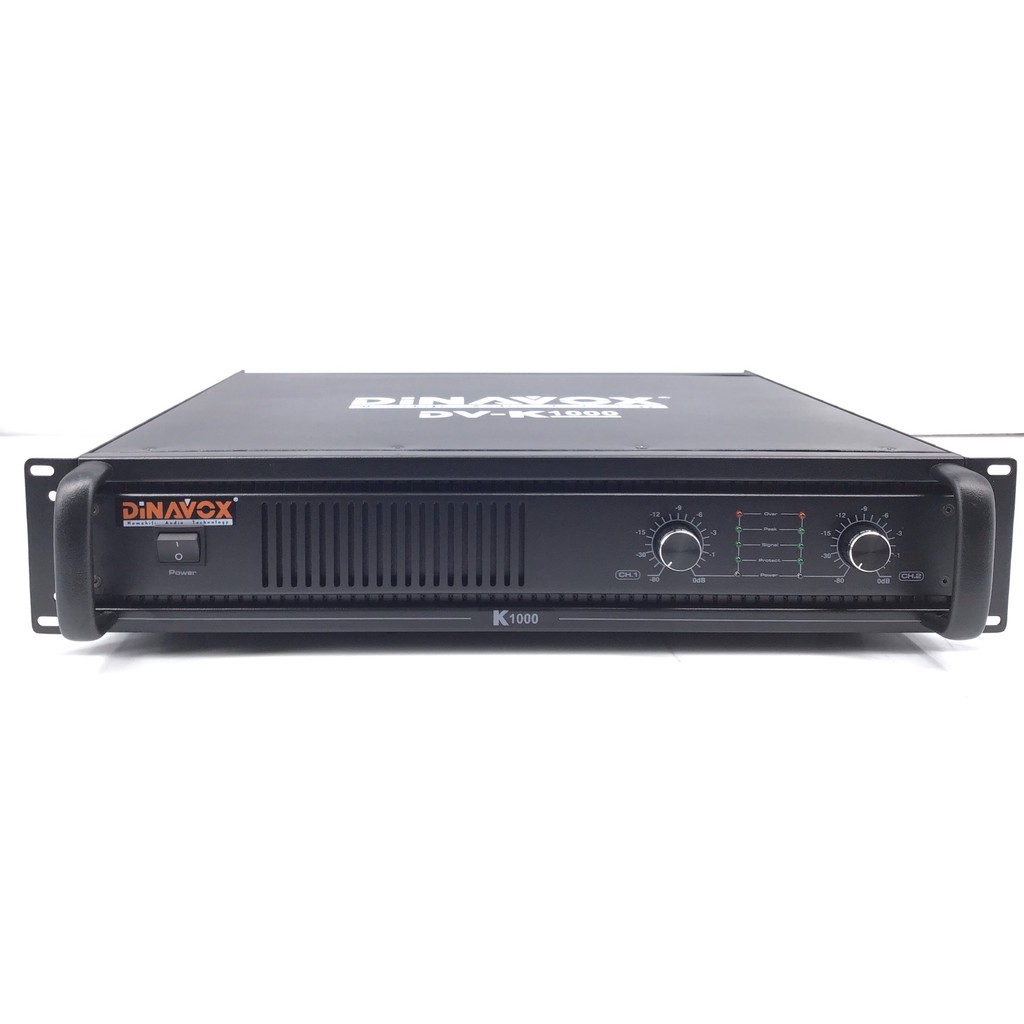 DINAVOX รุ่น K1000 เพาเวอร์แอมป์ 2 CH สินค้าใหม่แกะกล่อง 100% รับประกัน ...
