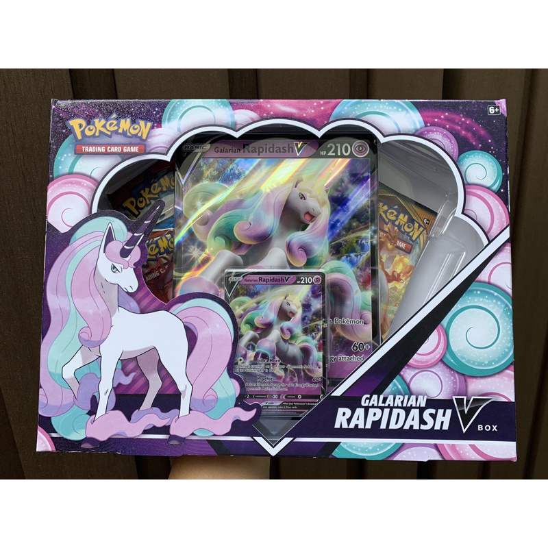 Pokemon - Galarian Rapidash V Box - Factory Sealed! ใหม่! | Shopee Thailand
